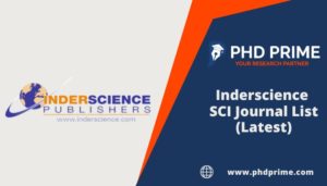 Inderscience SCI Journal List : Impact Factor, Indexing, Ranking
