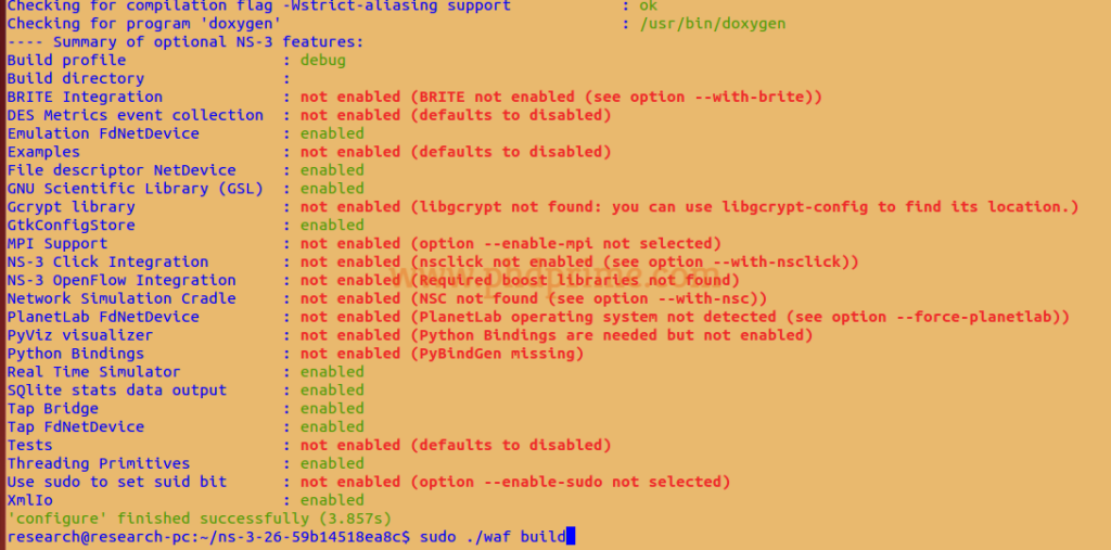 Installation of Ubuntu in Network Simulator 3