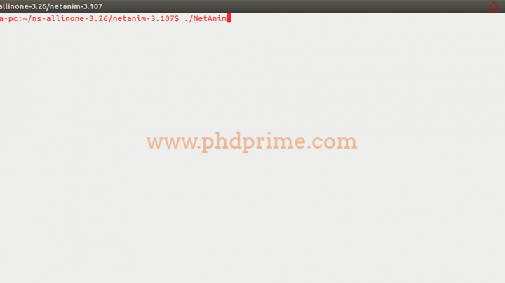 Overview of Installing NetAnim in Ubuntu