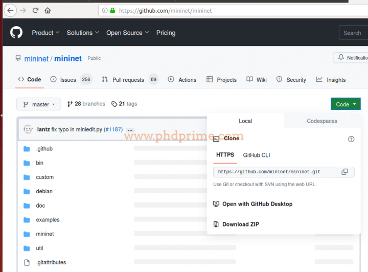 Major Utilization of Mininet in Windows