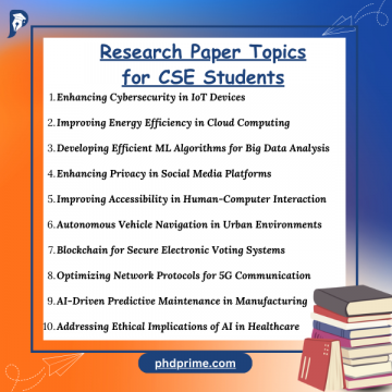 Research Paper Ideas for CSE Students