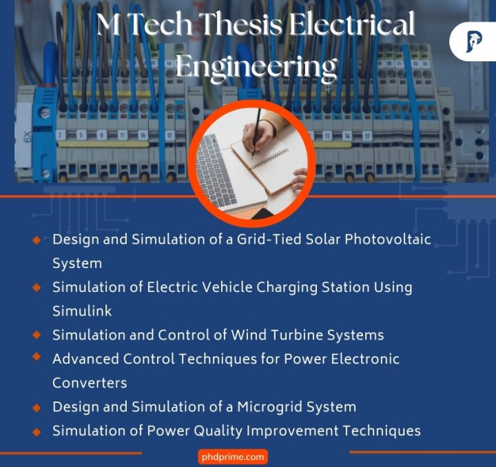 M Tech Thesis Ideas Electrical Engineering
